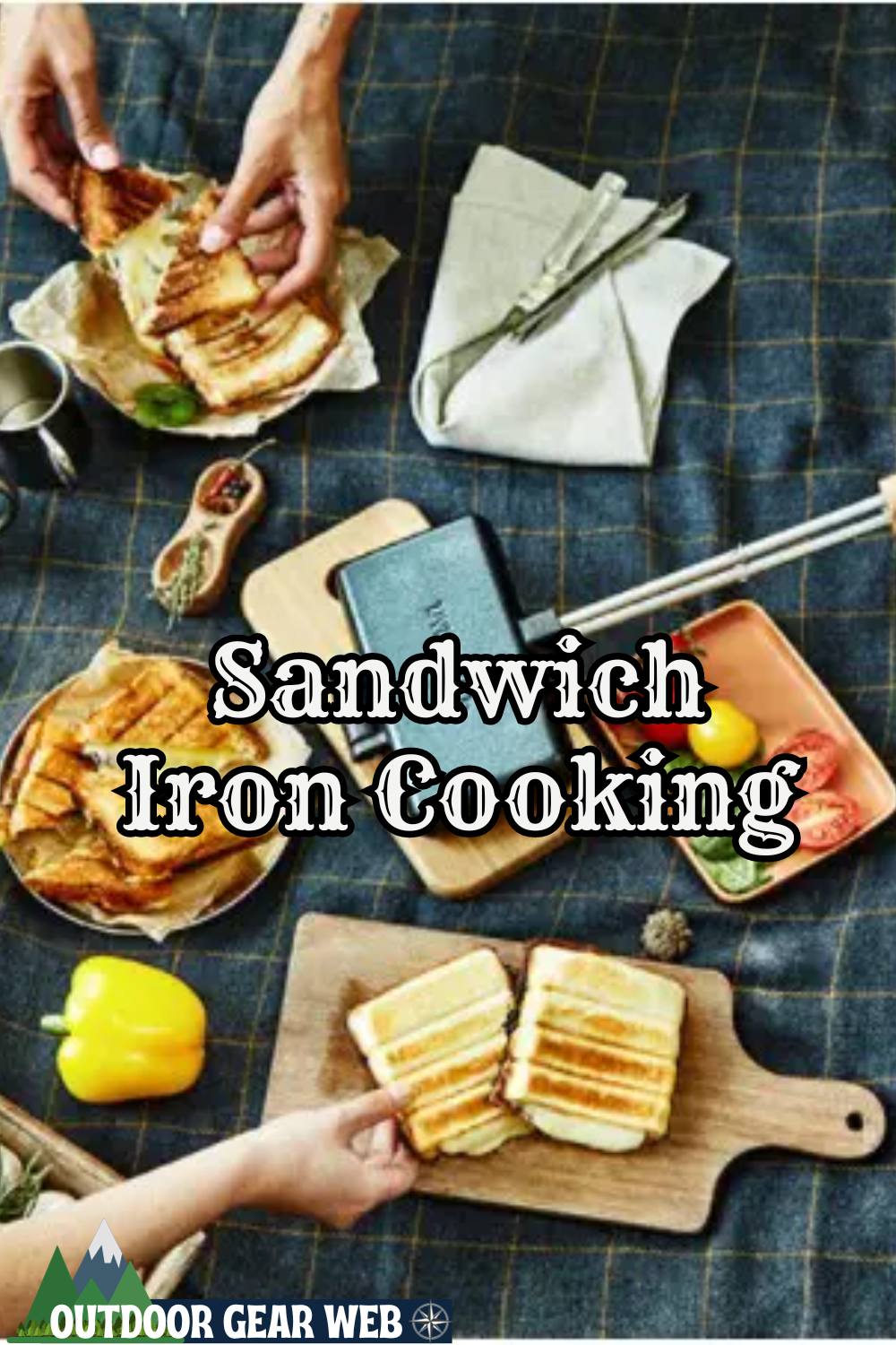 Sandwich Iron Cooking - Outdoors, Nature, Hunting, and Camping
